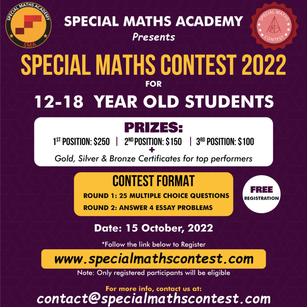Special Maths Contest 2022 - Special Maths Academy