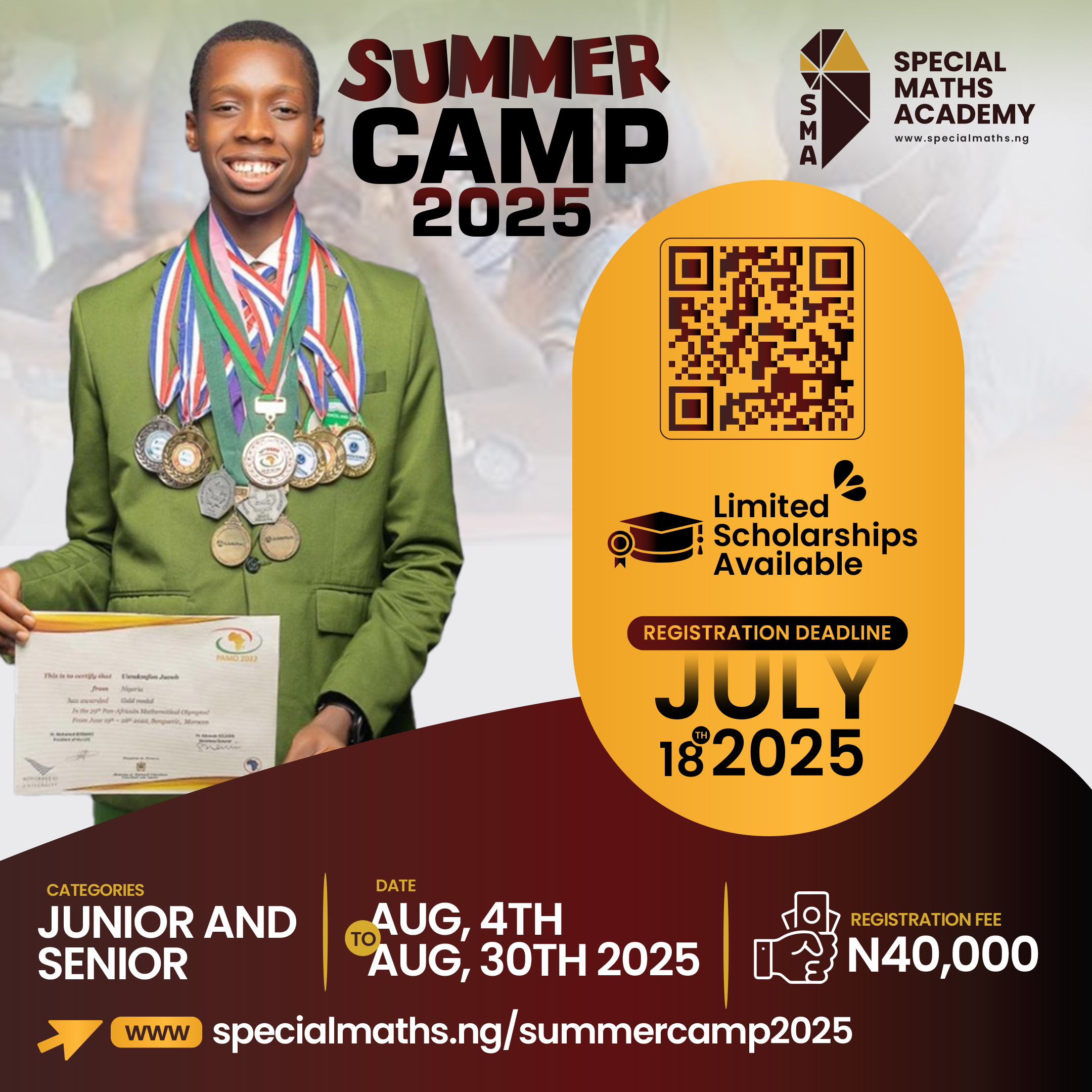 Maths Olympiad Summer Camp 2025 - Special Maths Academy